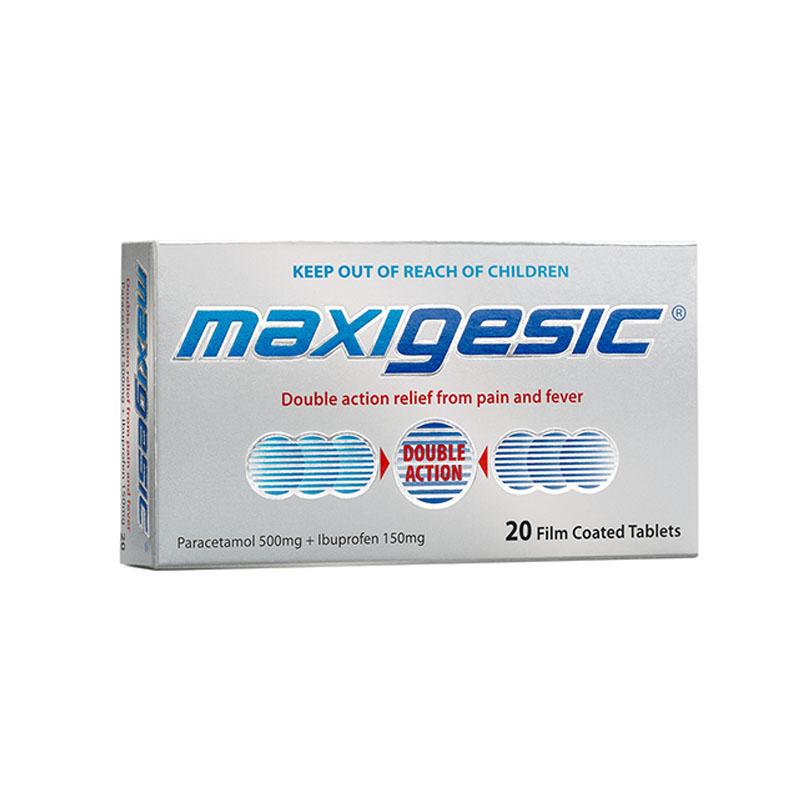 Health Shop - Maxigesic 500MG/150MG TAB 20's